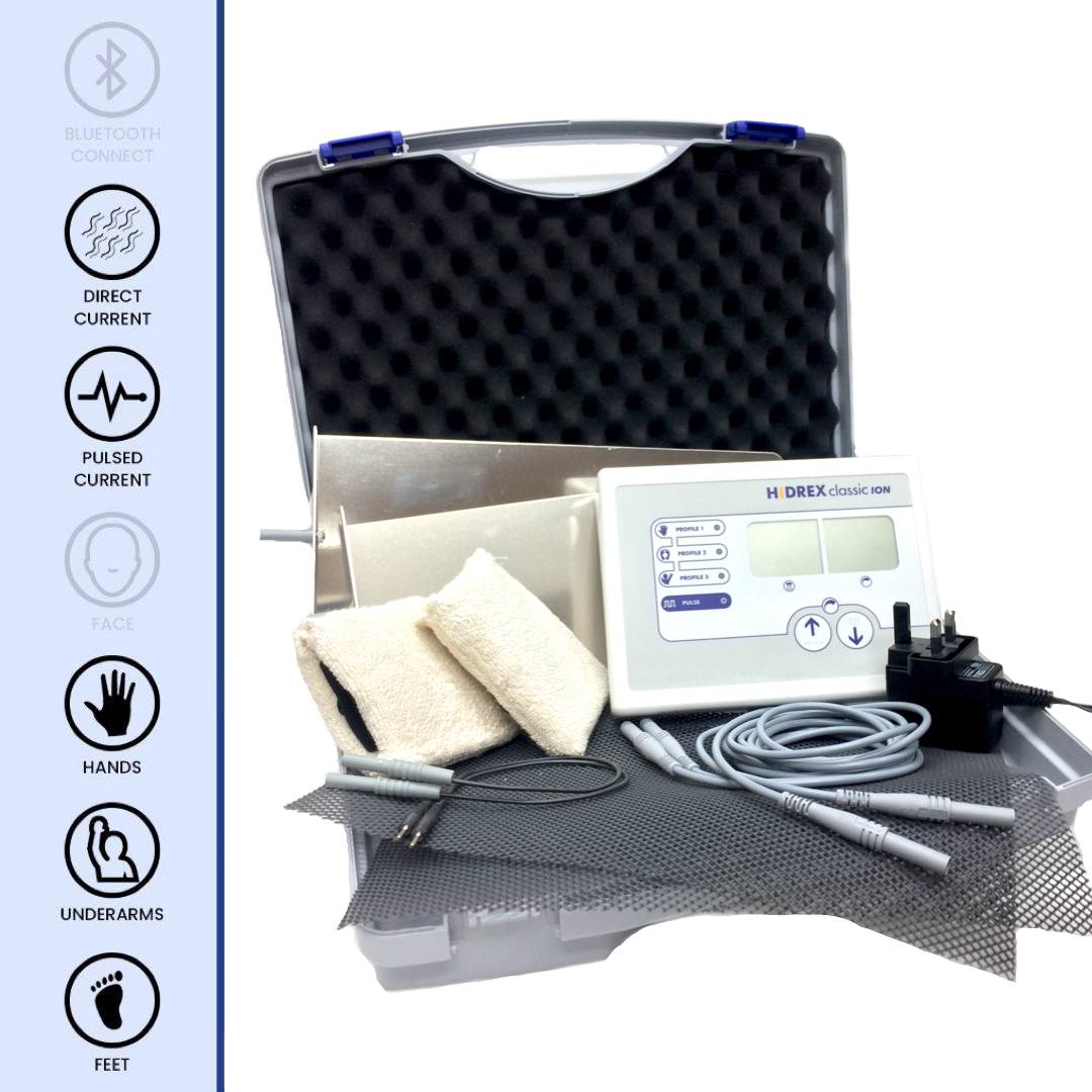 Hidrex® ClassicION Set Pulsed and Direct Current Iontophoresis Machine ...